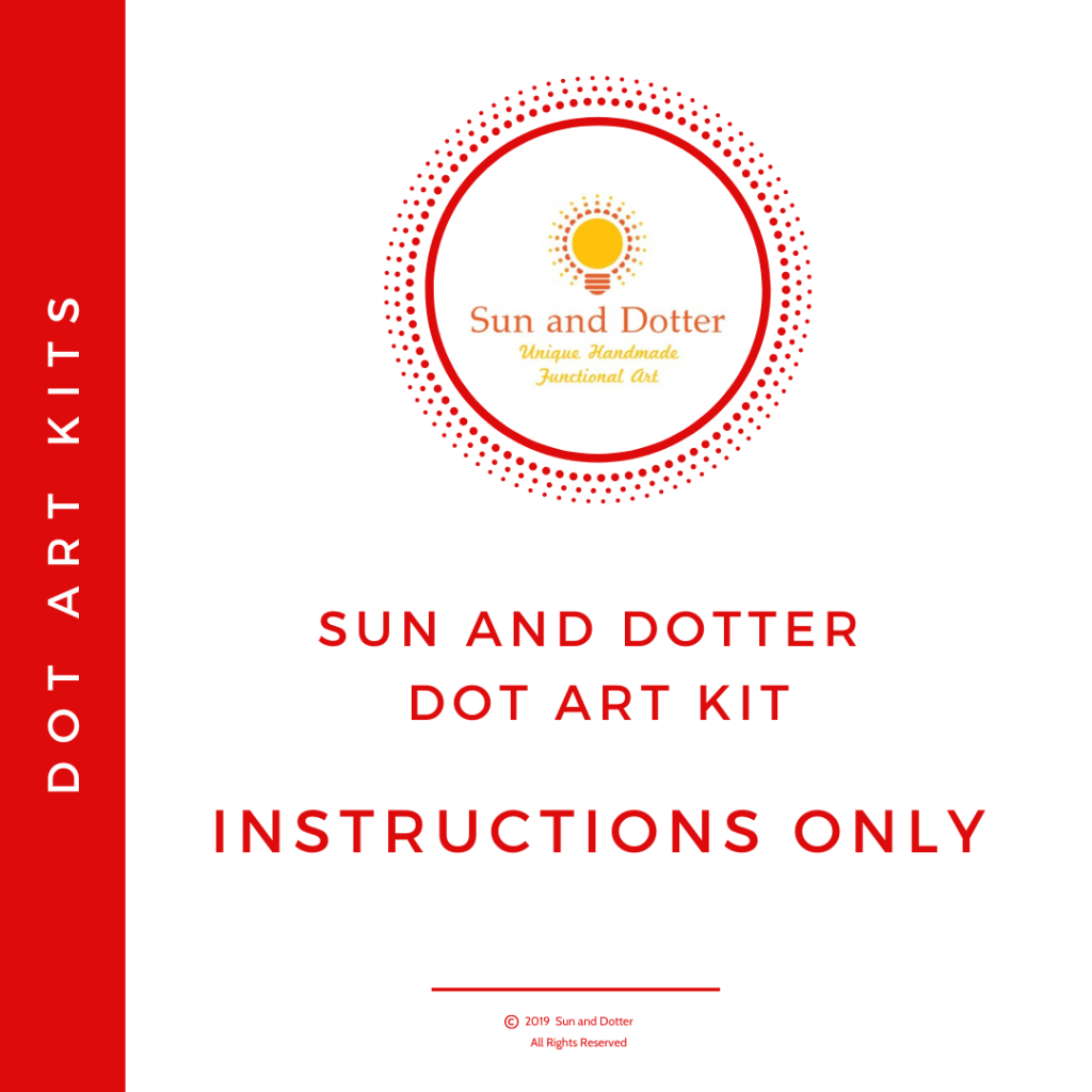 Dot Art Kit - Instructions Only - Sun and Dotter