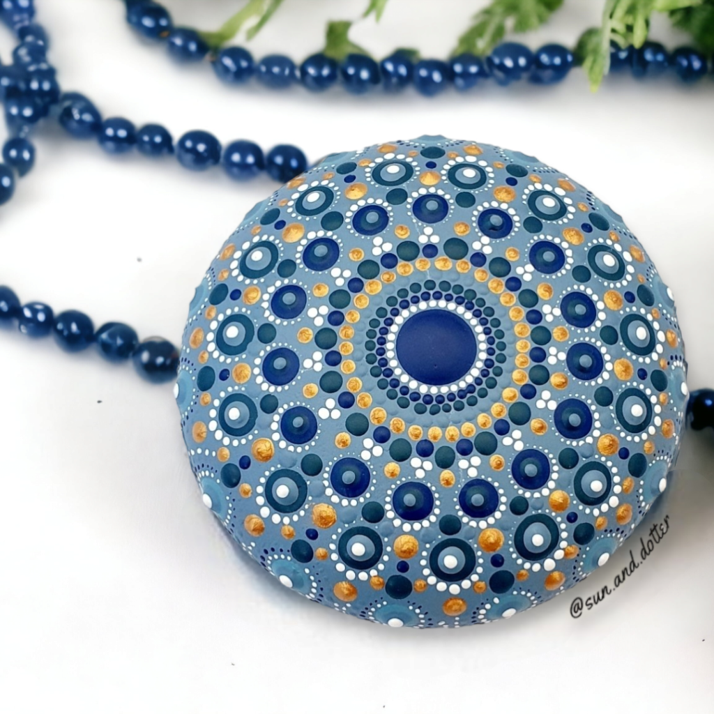 Mandala Stones - Sun and Dotter