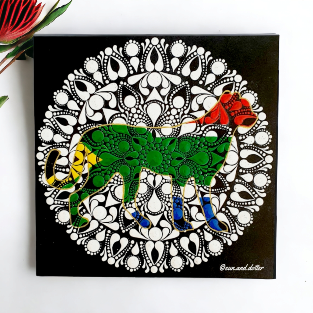 Rainbow Safari Mandala Set - Sun and Dotter